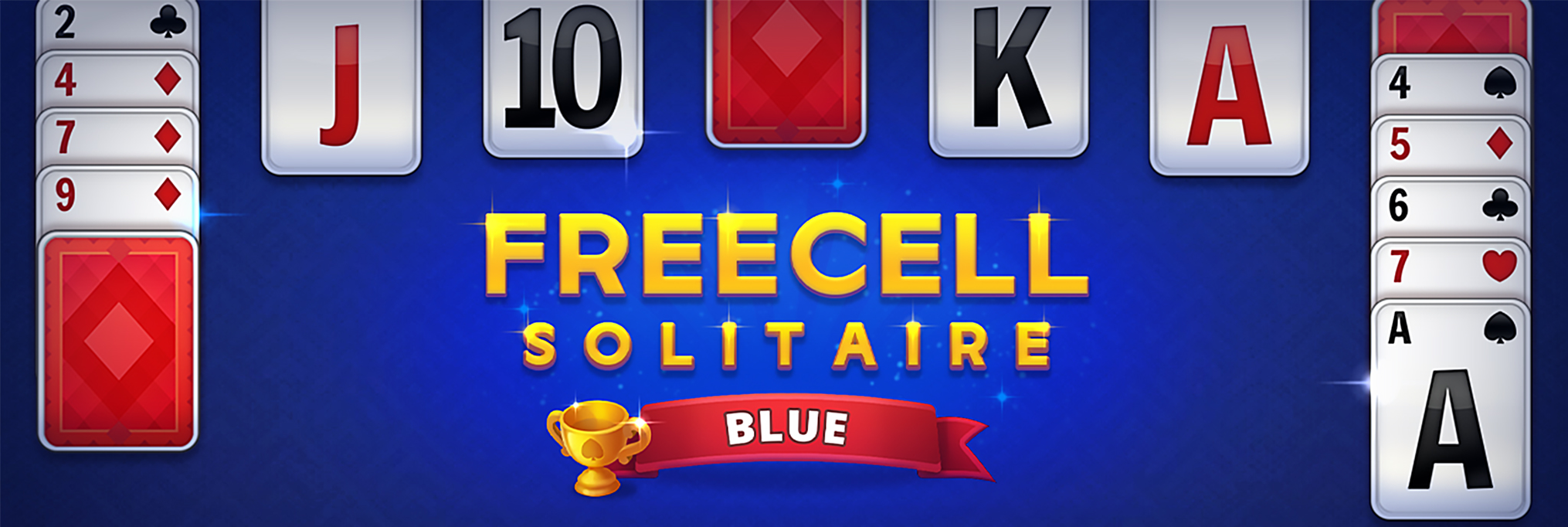 Freecell Solitaire Blue kostenlos spielen bei RTLspiele.de