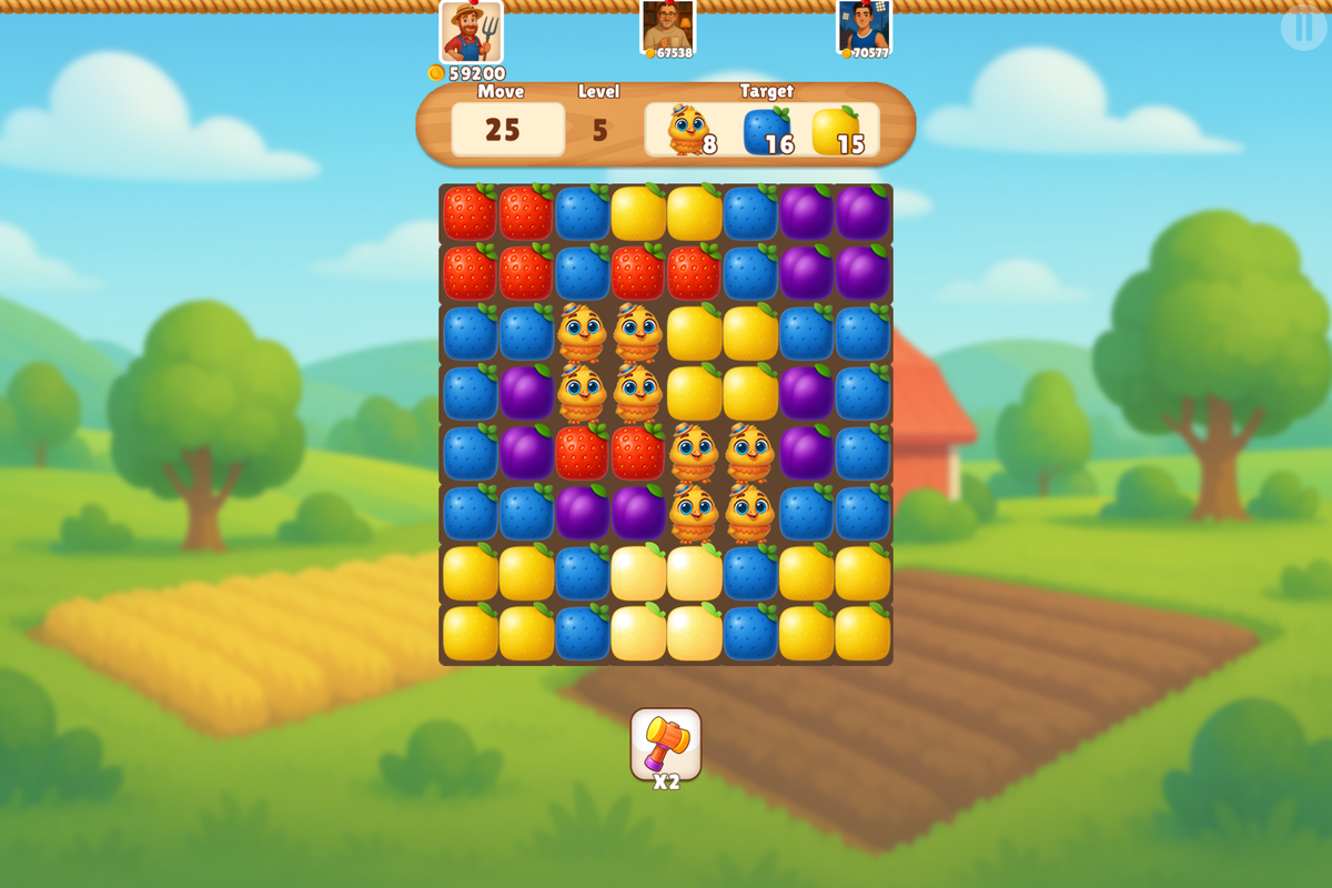 Farm Blast kostenlos spielen bei RTLspiele.de