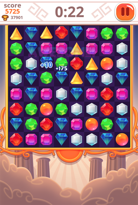 Mythical Jewels kostenlos spielen bei RTLspiele.de