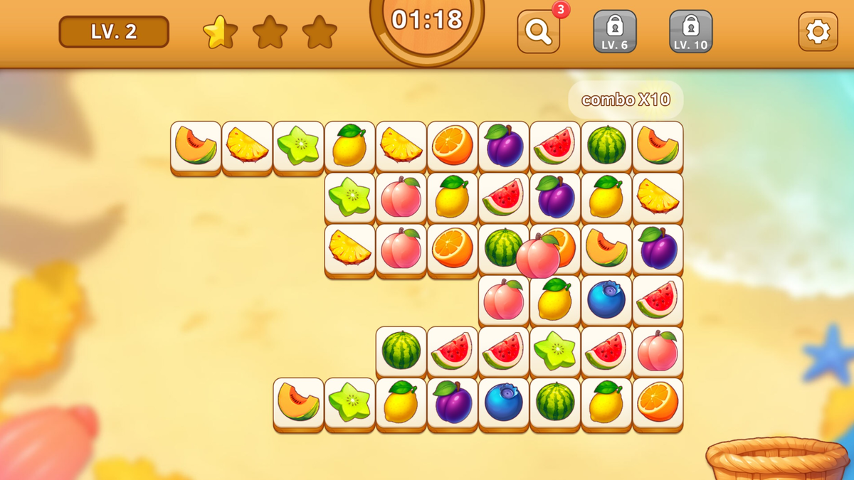 Fruit Connect 3 kostenlos spielen bei RTLspiele.de