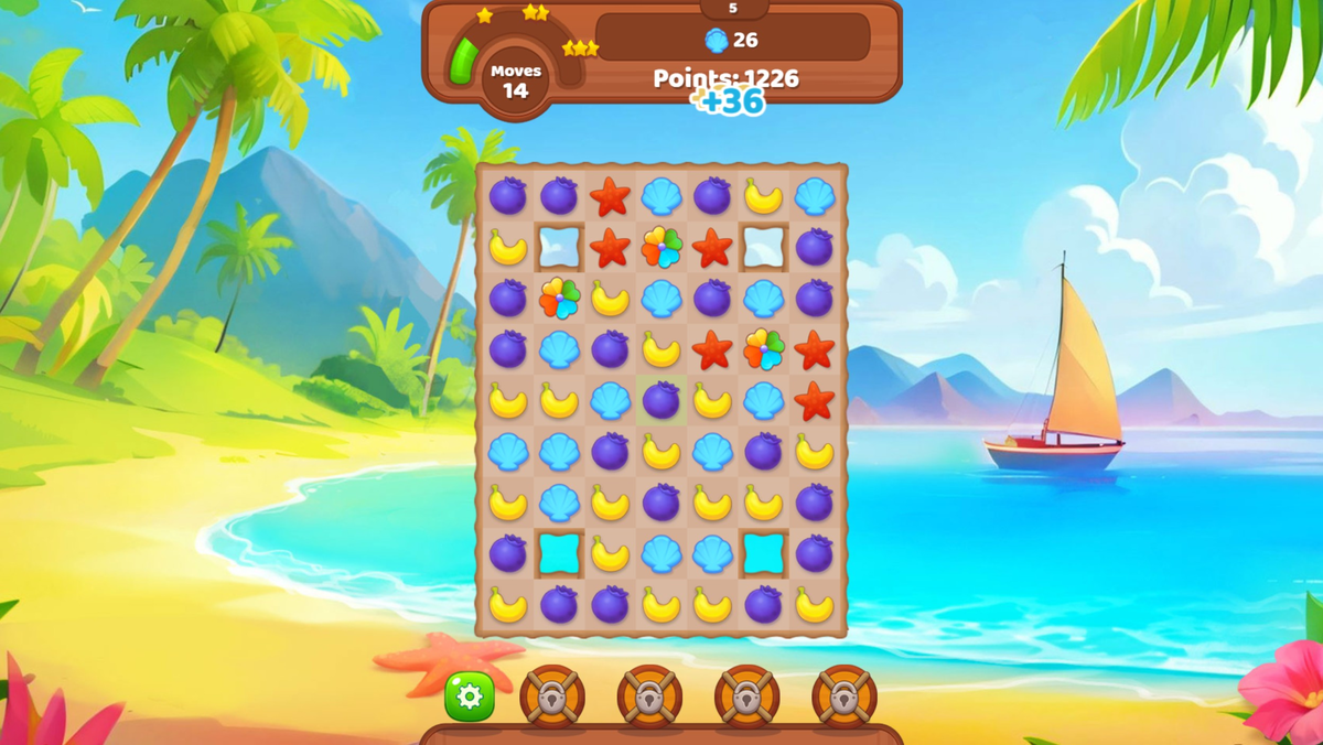 Tropical Match 2 kostenlos spielen bei RTLspiele.de
