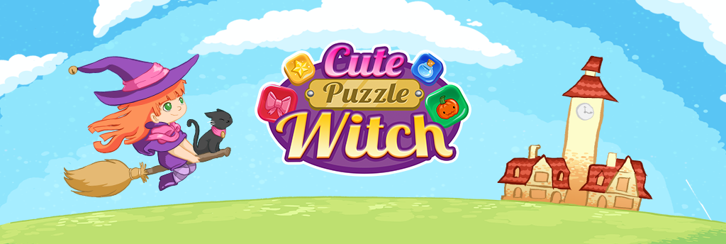 Cute Puzzle Witch kostenlos spielen bei RTLspiele.de