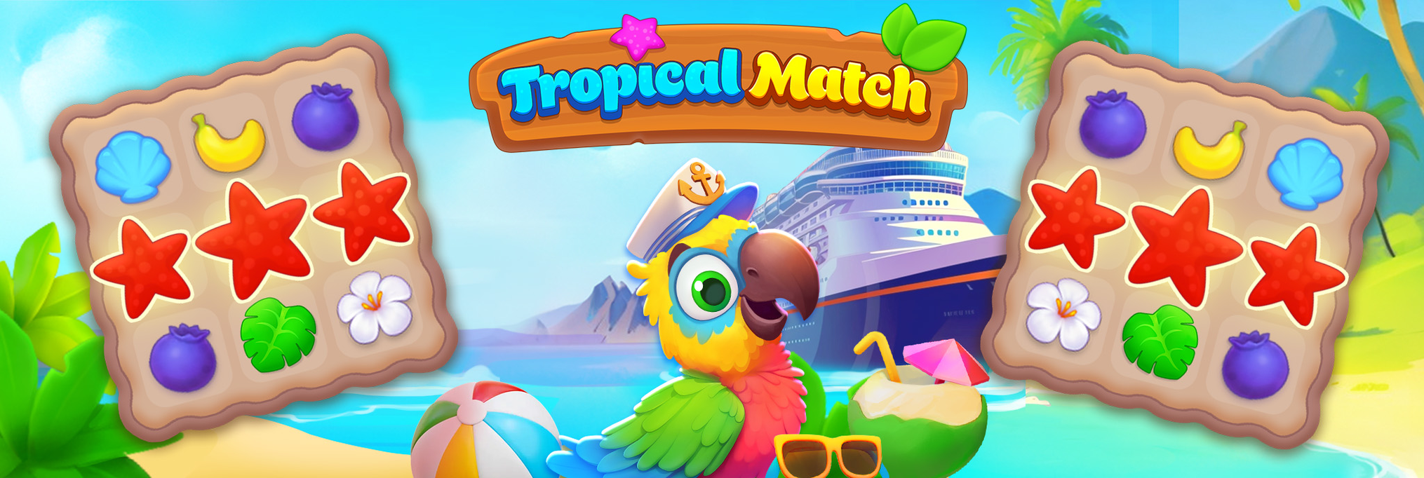 Tropical Match kostenlos spielen bei RTLspiele.de