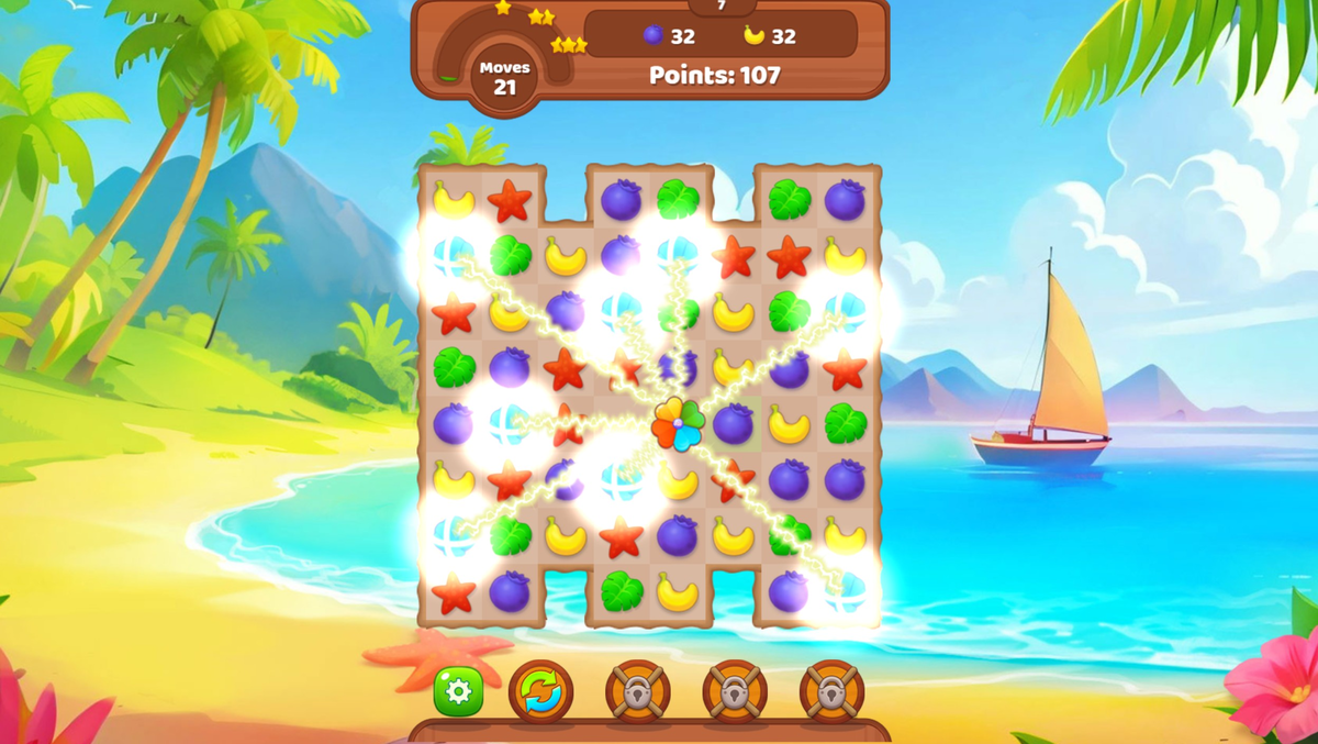 Tropical Match 2 kostenlos spielen bei RTLspiele.de