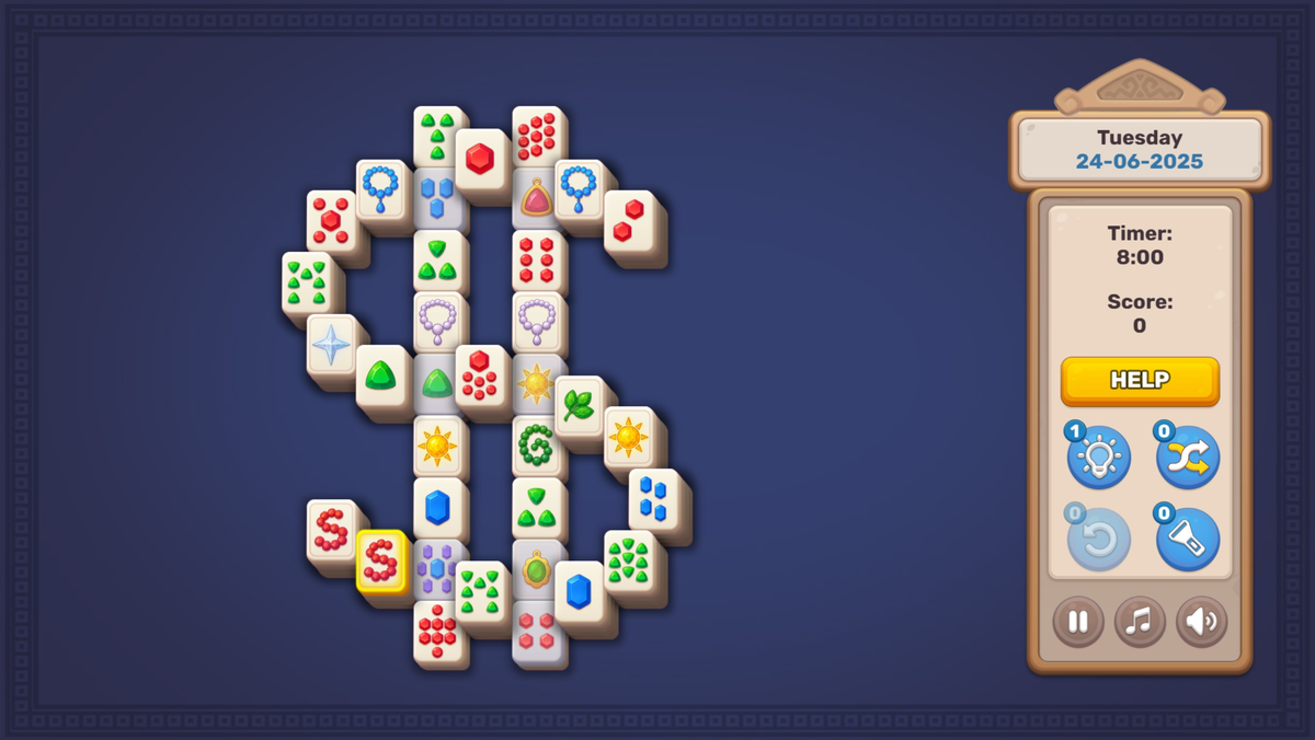 Daily Jewels Blitz Mahjong kostenlos spielen bei RTLspiele.de