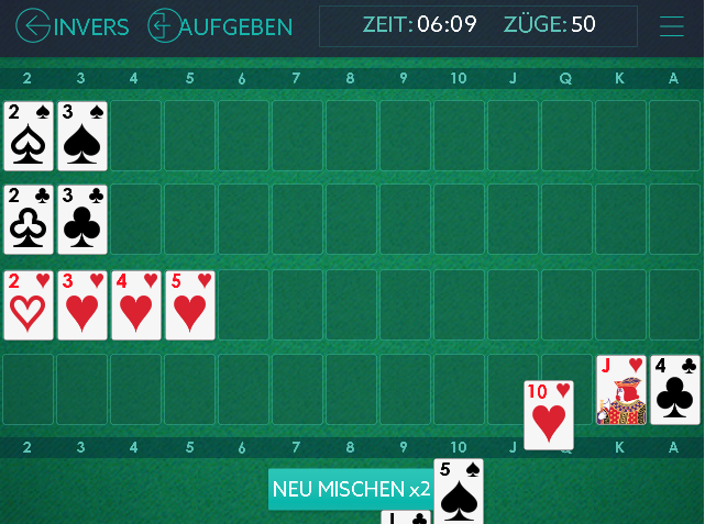 Addiction Solitaire kostenlos spielen bei RTLspiele.de