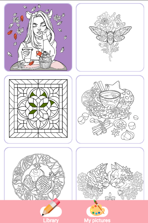 Relax Coloring kostenlos spielen bei RTLspiele.de