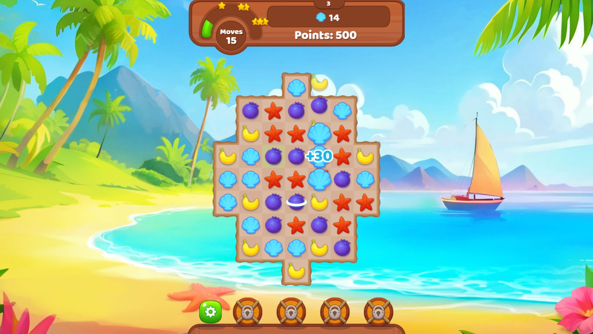 Tropical Match 2 kostenlos spielen bei RTLspiele.de