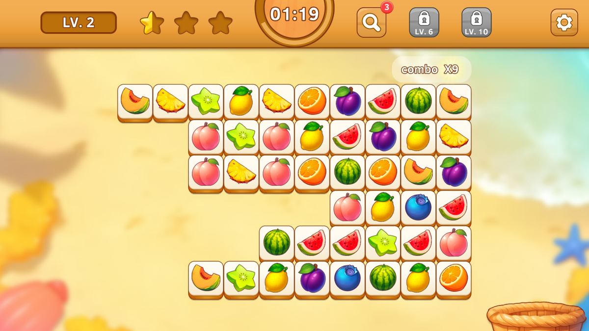 Fruit Connect 3 kostenlos spielen bei RTLspiele.de