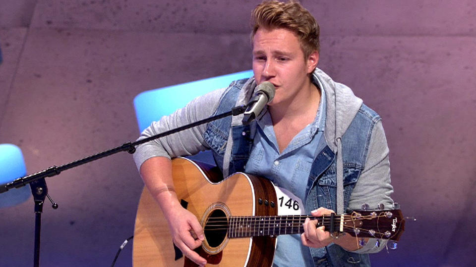 Den Auftritt gibt es nicht im TV zu sehen: Christoph Cronauer seht ihr ...