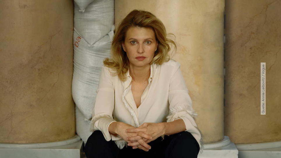 First Lady der Ukraine: Olena Selenska auf dem Cover der britischen ...