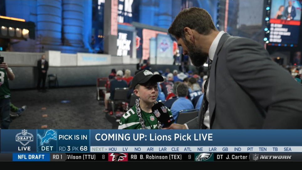 Er rockte den Draft mit dem besten Announcement: Junger Jets-Superfan ...