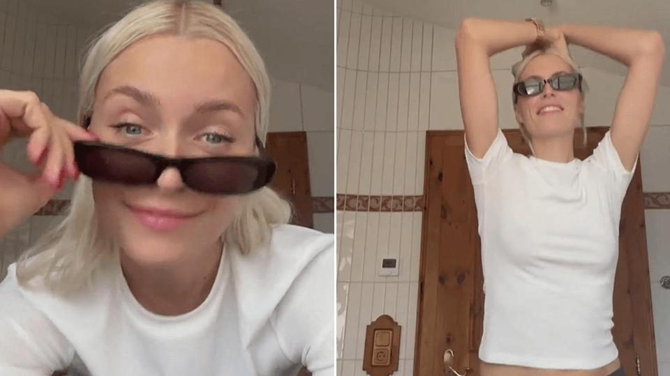 Badezimmer statt Disko!: Sexy Tanzeinlage! Lena Gercke lässt die Hüften kreisen | RTL.de
