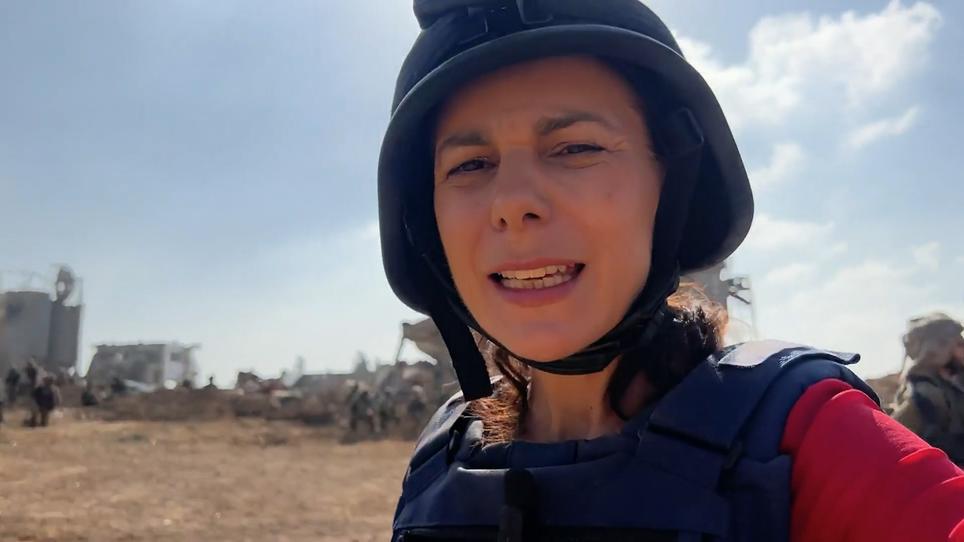 RTL-Reporterin Rachel Blufarb im Gazastreifen: "So viel Zerstörung, so ...