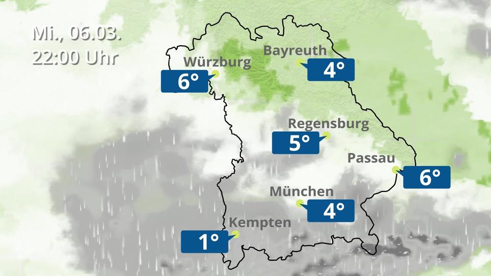 Bayern: Wie wird das Wetter?: Regen- und Wolkenfilm für München ...