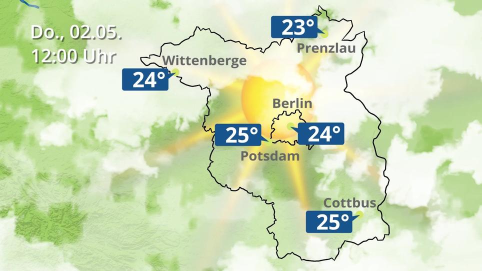 Berlin und Brandenburg: Wie wird das Wetter?: Regen- und Wolkenfilm für ...